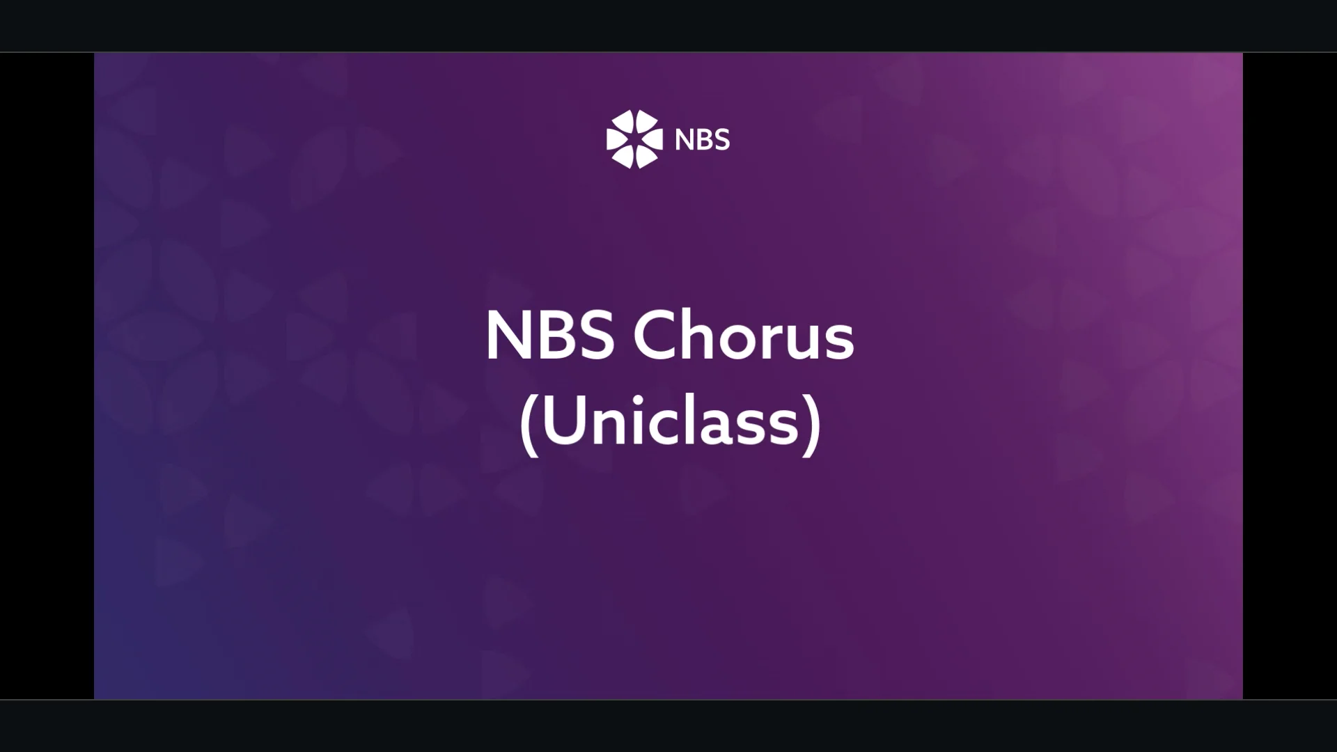 NBS Chorus (Uniclass)