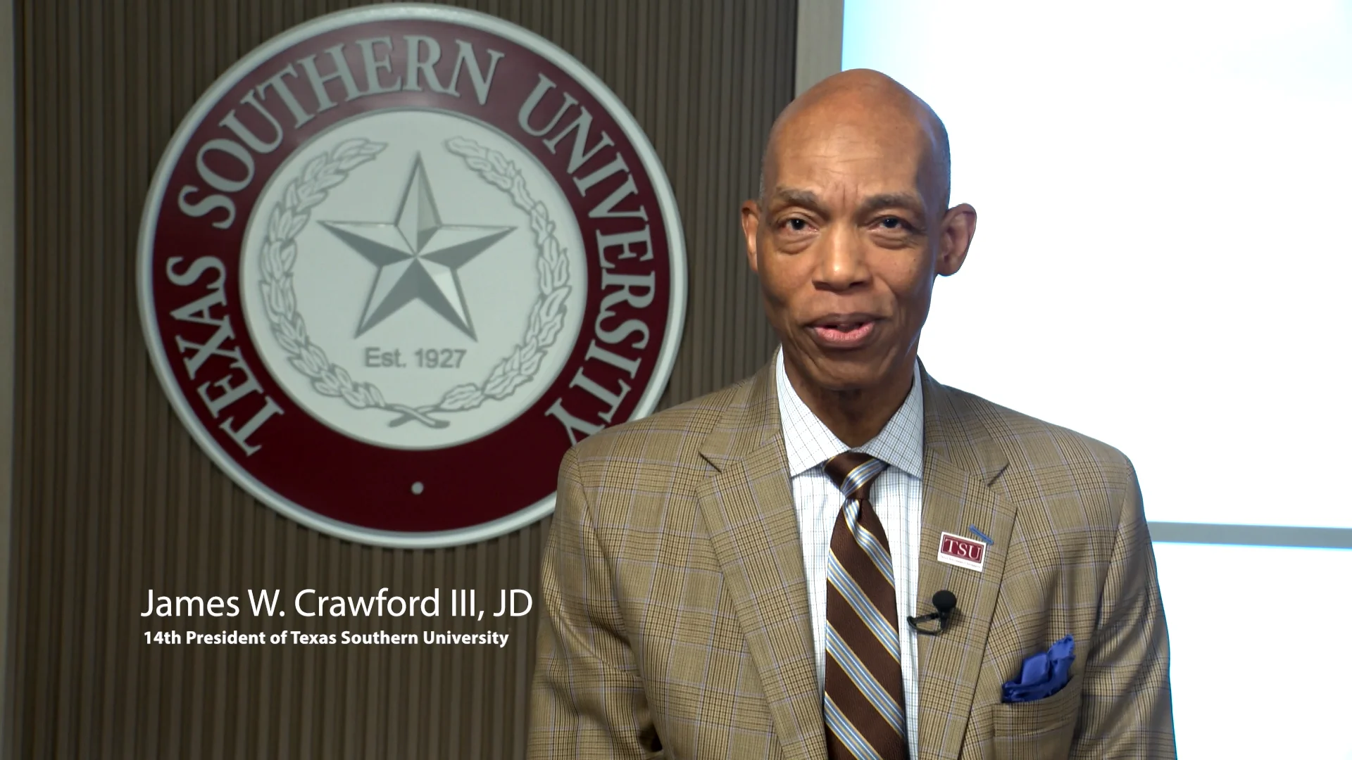 TSU President James W. Crawford III, JD, 2024 Welcoming Address