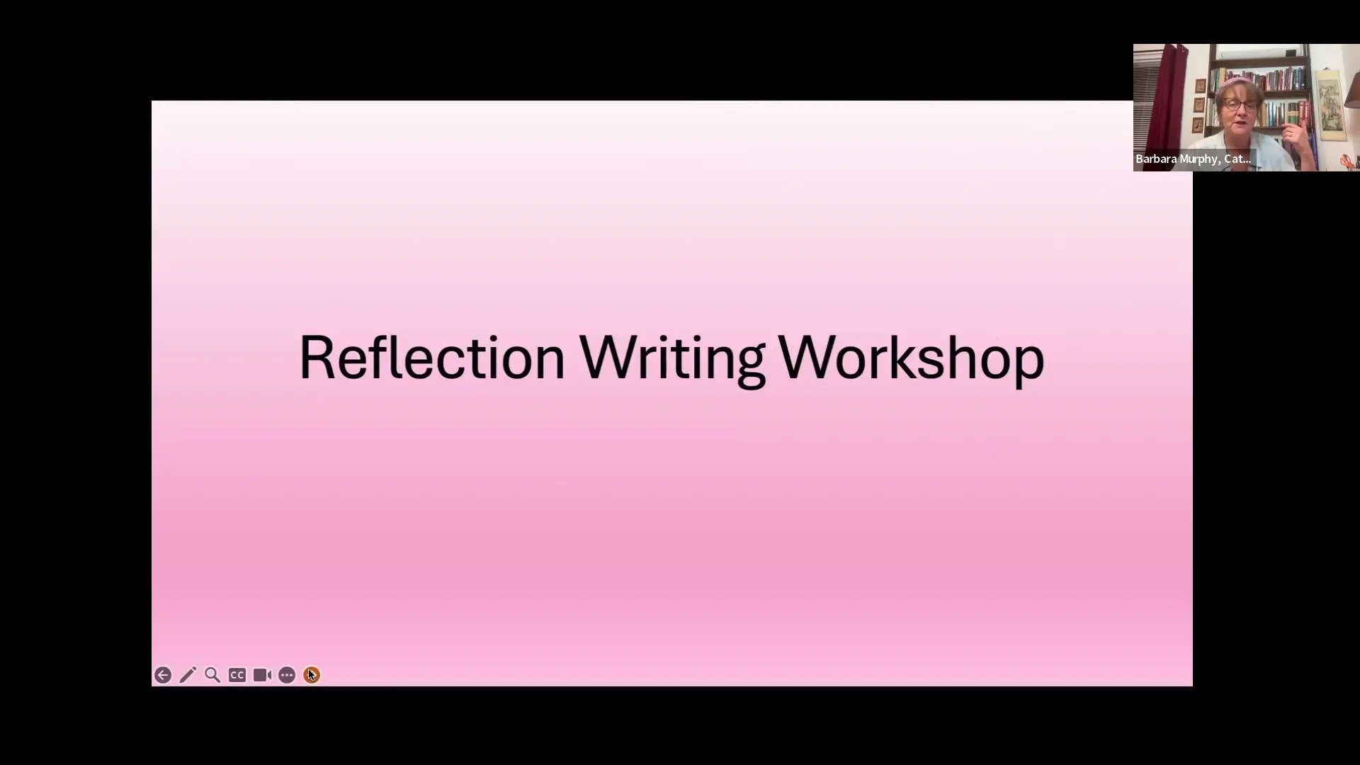 Bible Study Leadership - Writing Reflection Workshop