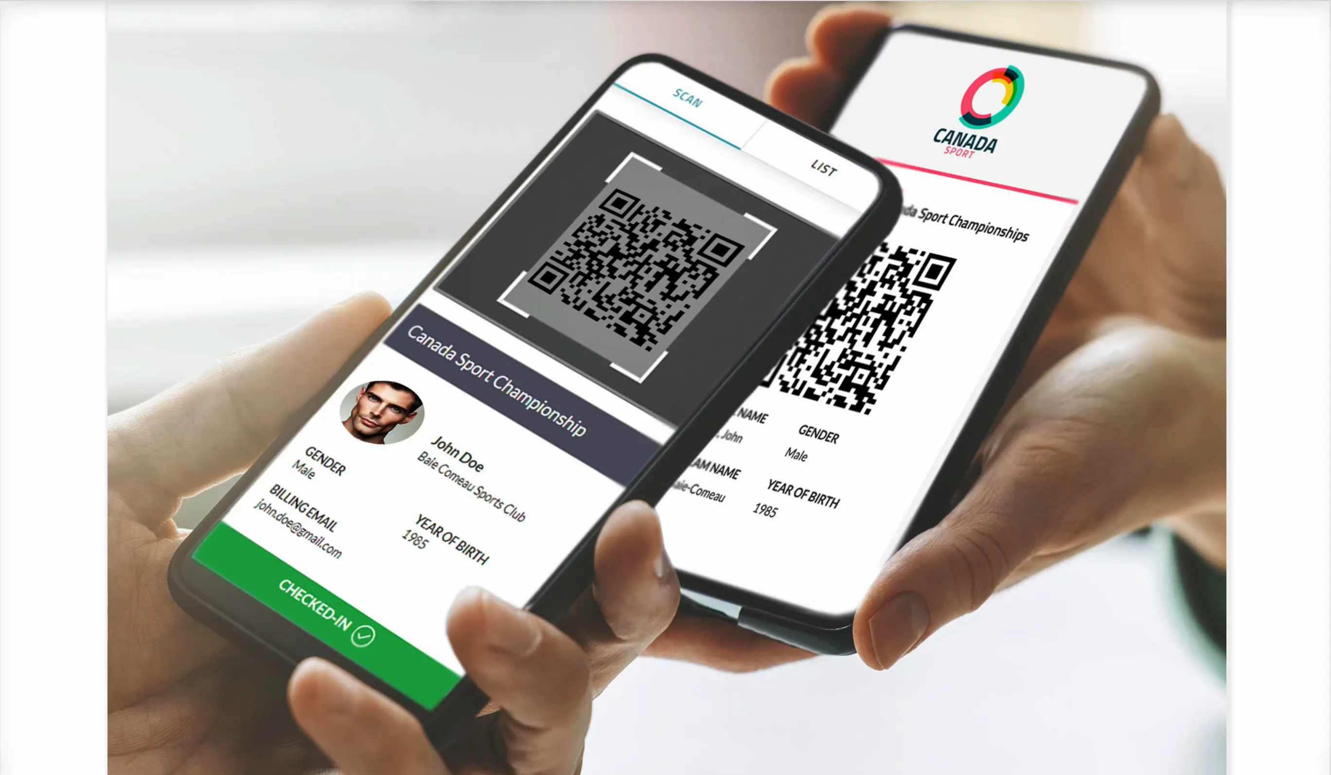 Using Our QR Code Check-In Application