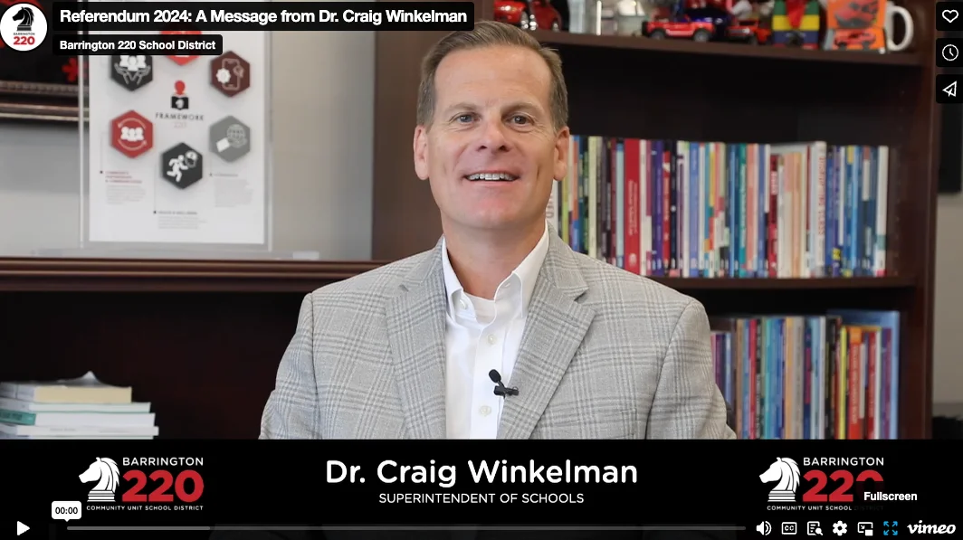 Referendum 2024: A Message from Dr. Craig Winkelman