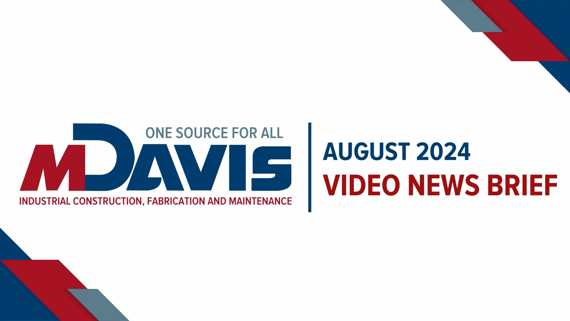 Video Newsletter - August 2024