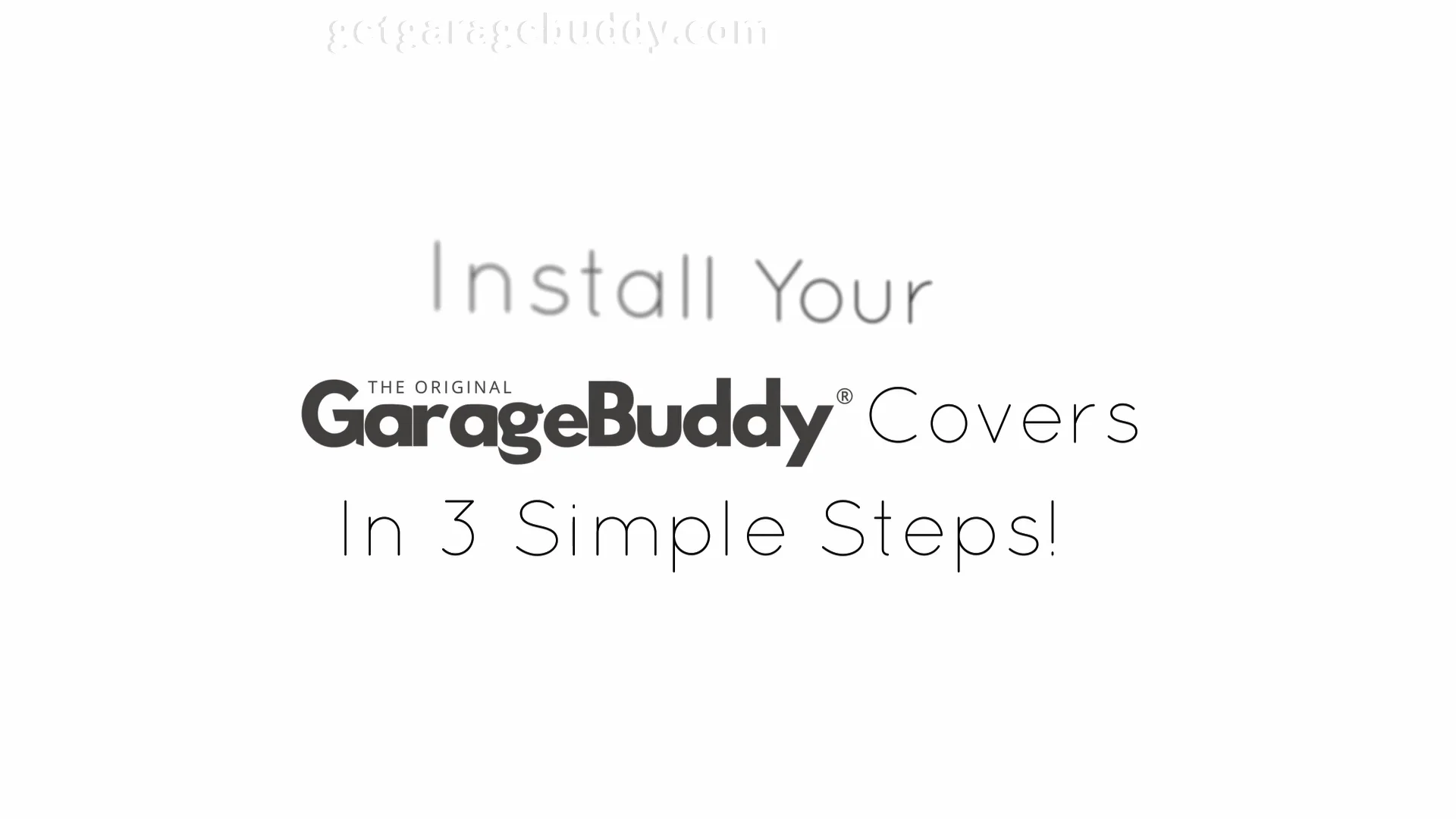 How To Install GarageBuddy Garage Covers?