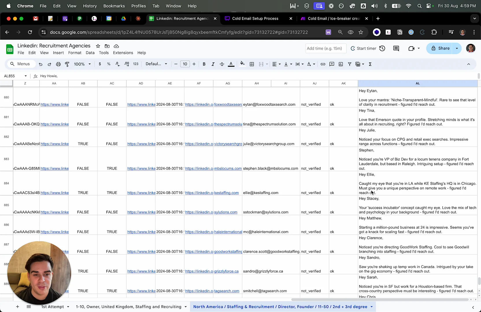 Digital Assembly / Cold Email System / AI Personalisation Demo