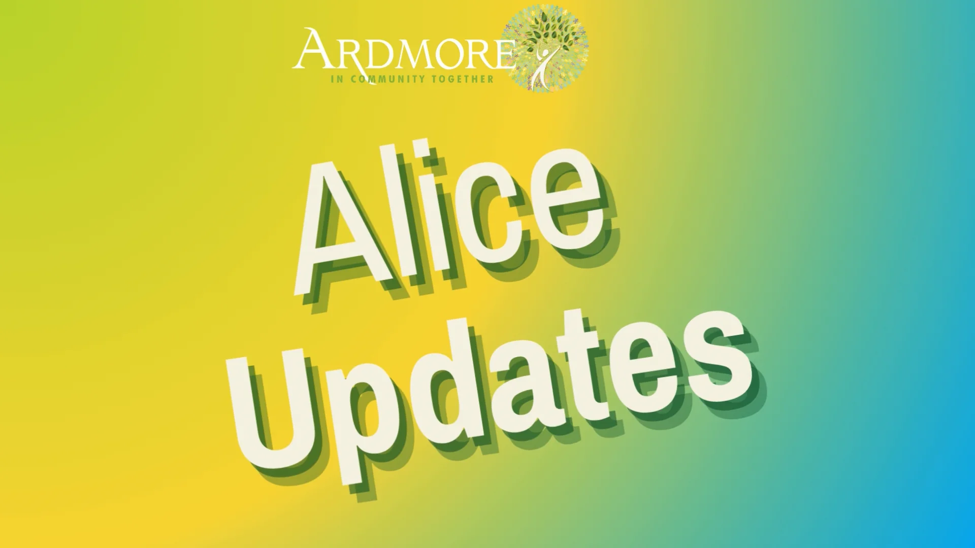 Alice Staff Updates 0903