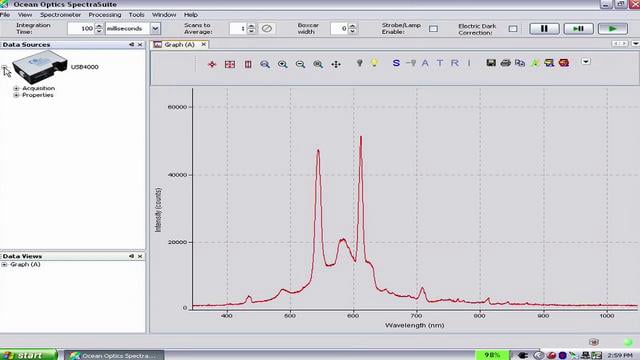 Adquisición de datos con el Software SpectraSuite on Vimeo