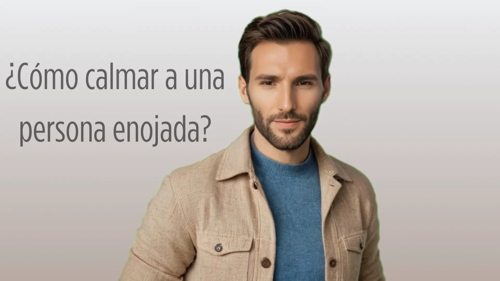 ¿Cómo calmar a una persona enojada?