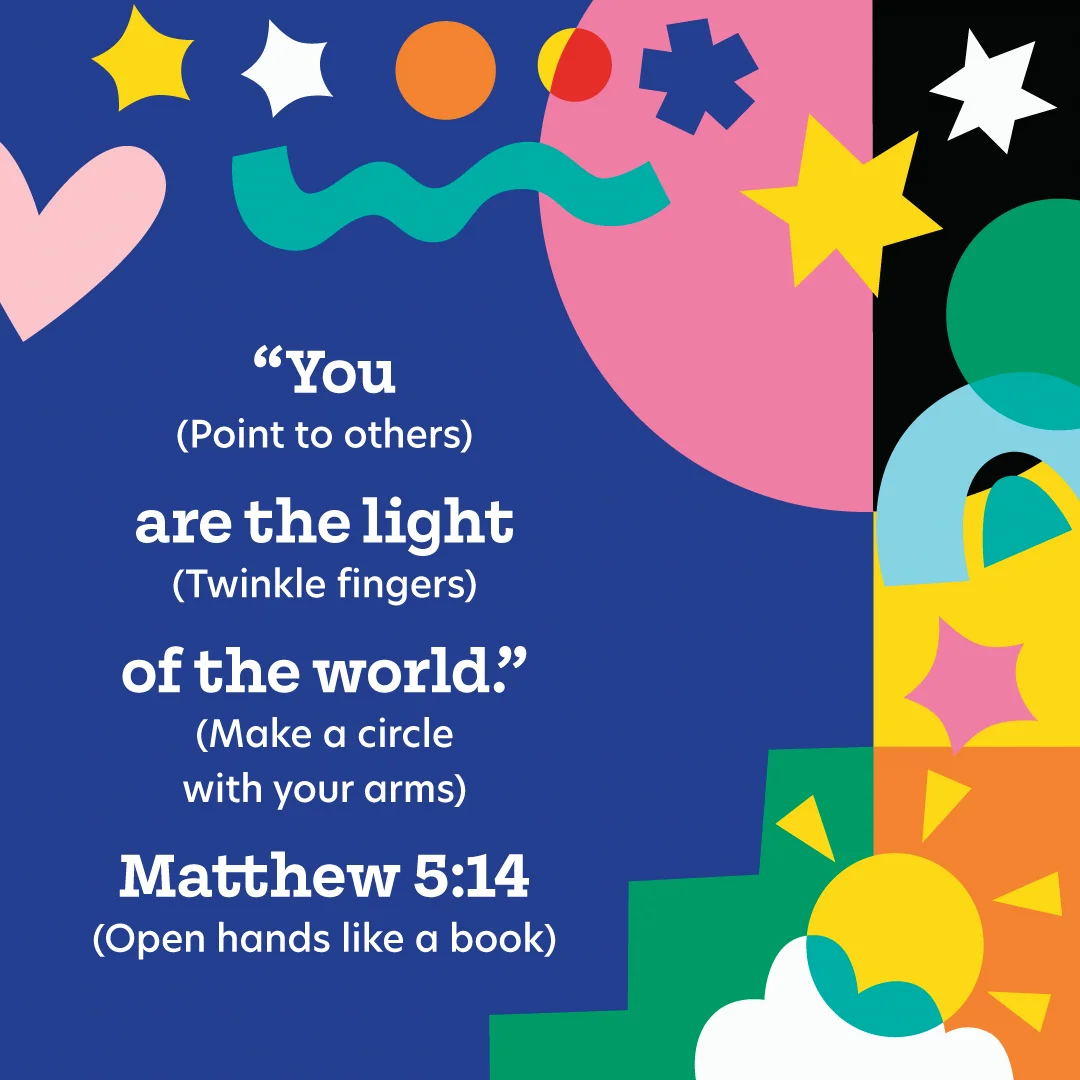 September 2024 Memory Verse with Hand motions