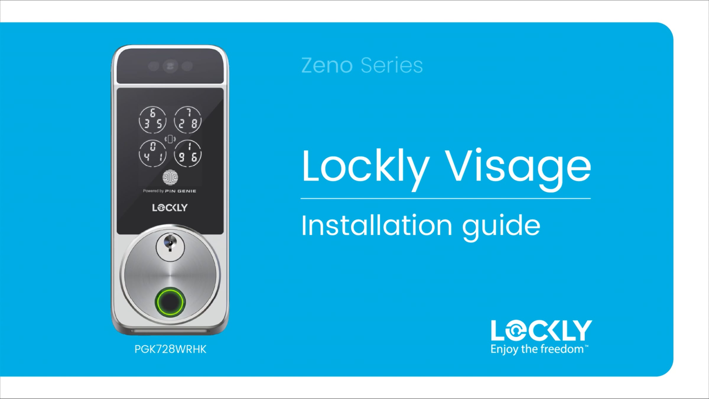 Lockly Visage Zeno Series Biometric Deadbolt Edition Installation Video