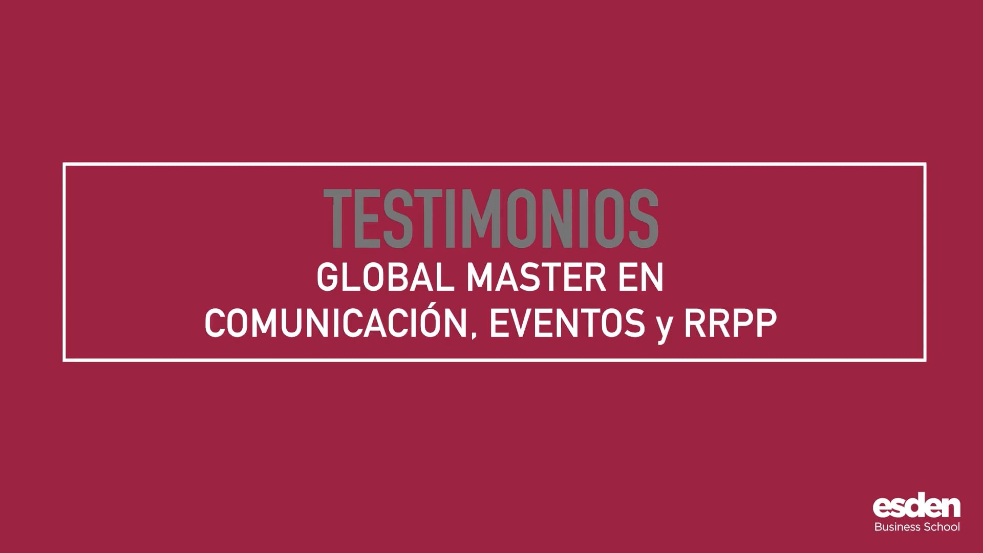 Mariana Riojas- Global Master en Comunicación, Eventos y RRPP – 2023
