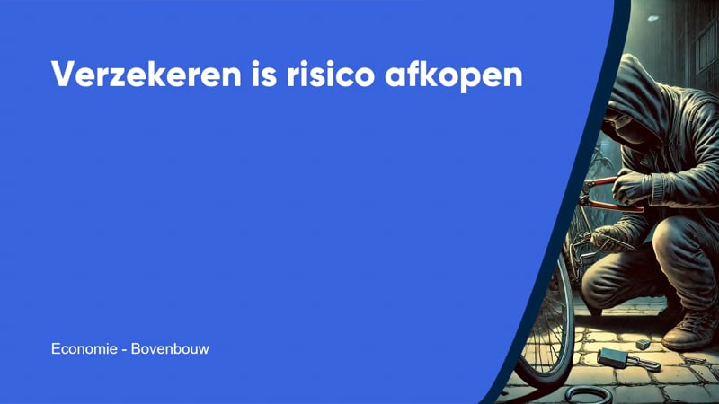 Verzekeren is risico afkopen | Economie | Uitleg & Video's