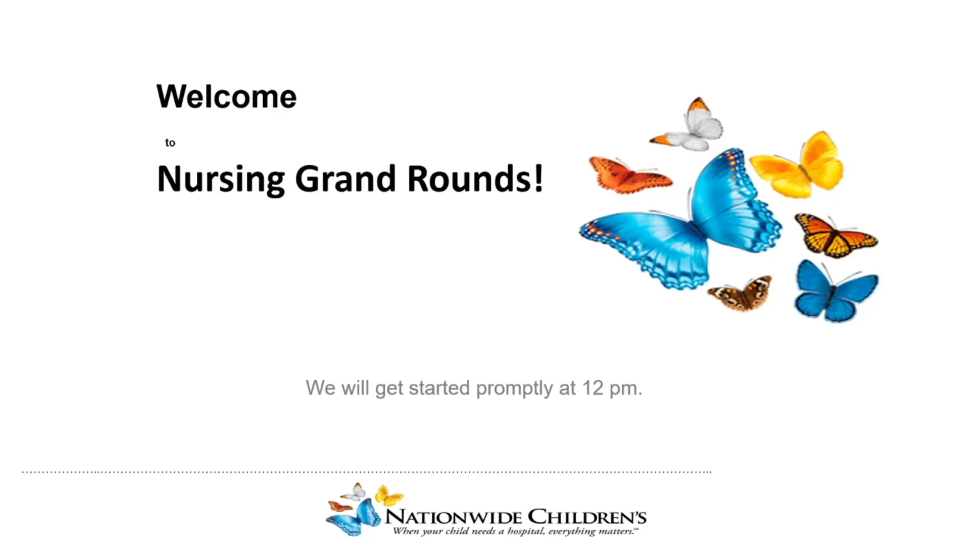 Nursing Grand Rounds 9-5-2024
