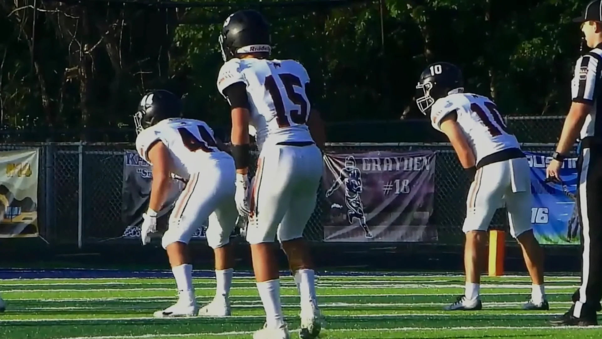 FIRST SCORE OF THE SEASON: John Wetzel Intercepts on the first play for ...