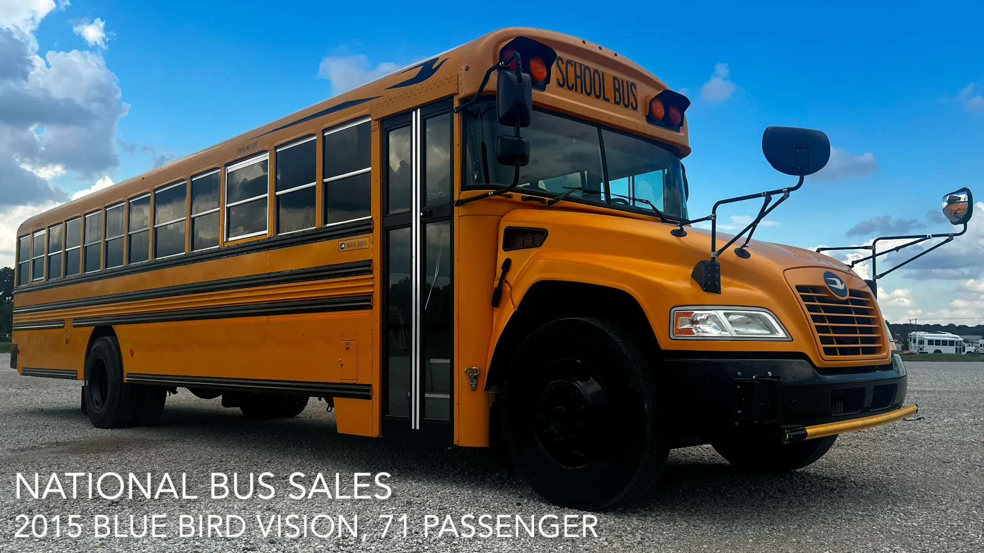 2015 Blue Bird Vision, 71 Passenger - National Bus Sales