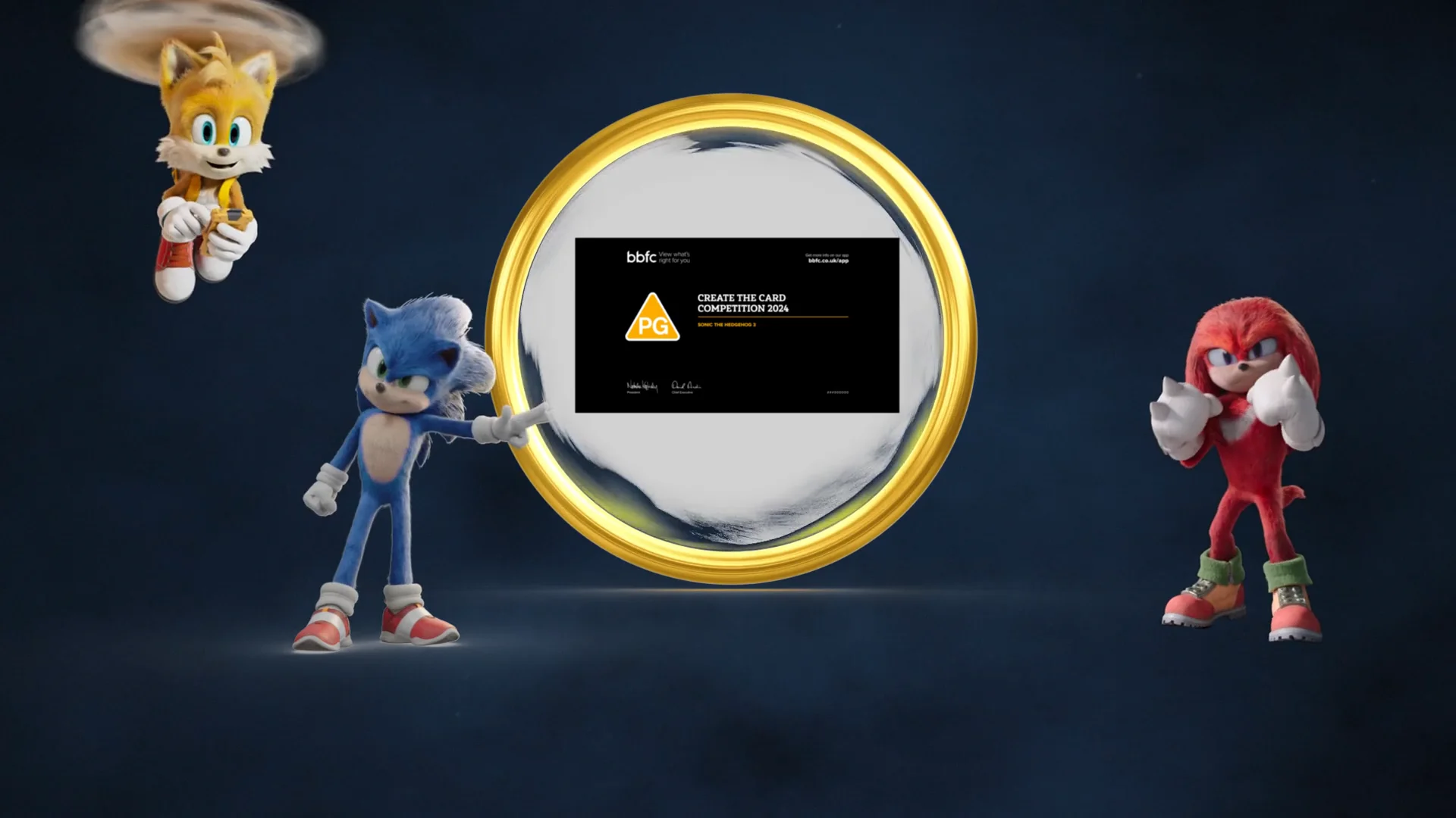 BBFC Create The Card Competition 2024: SONIC THE HEDGEHOG 3