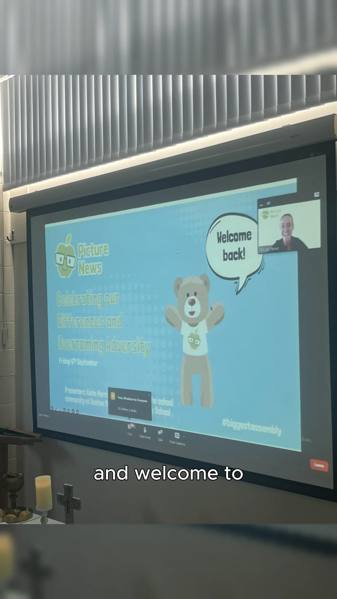 The Big Picture News Welcome Back Assembly - Celebrating Our ...