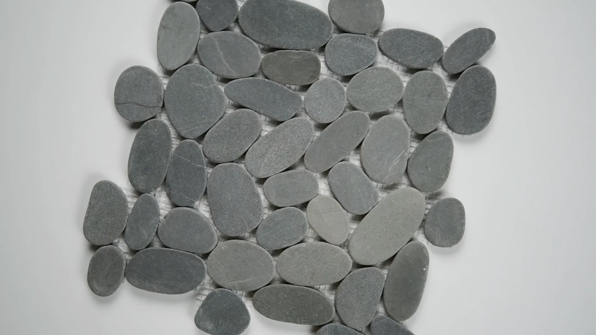 Sliced Island 12x12 Pattern Tumbled Quartzite Pebble