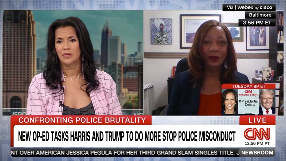 Debbie Hines: CNN: Harris and Trump on Confronting Police Brutality