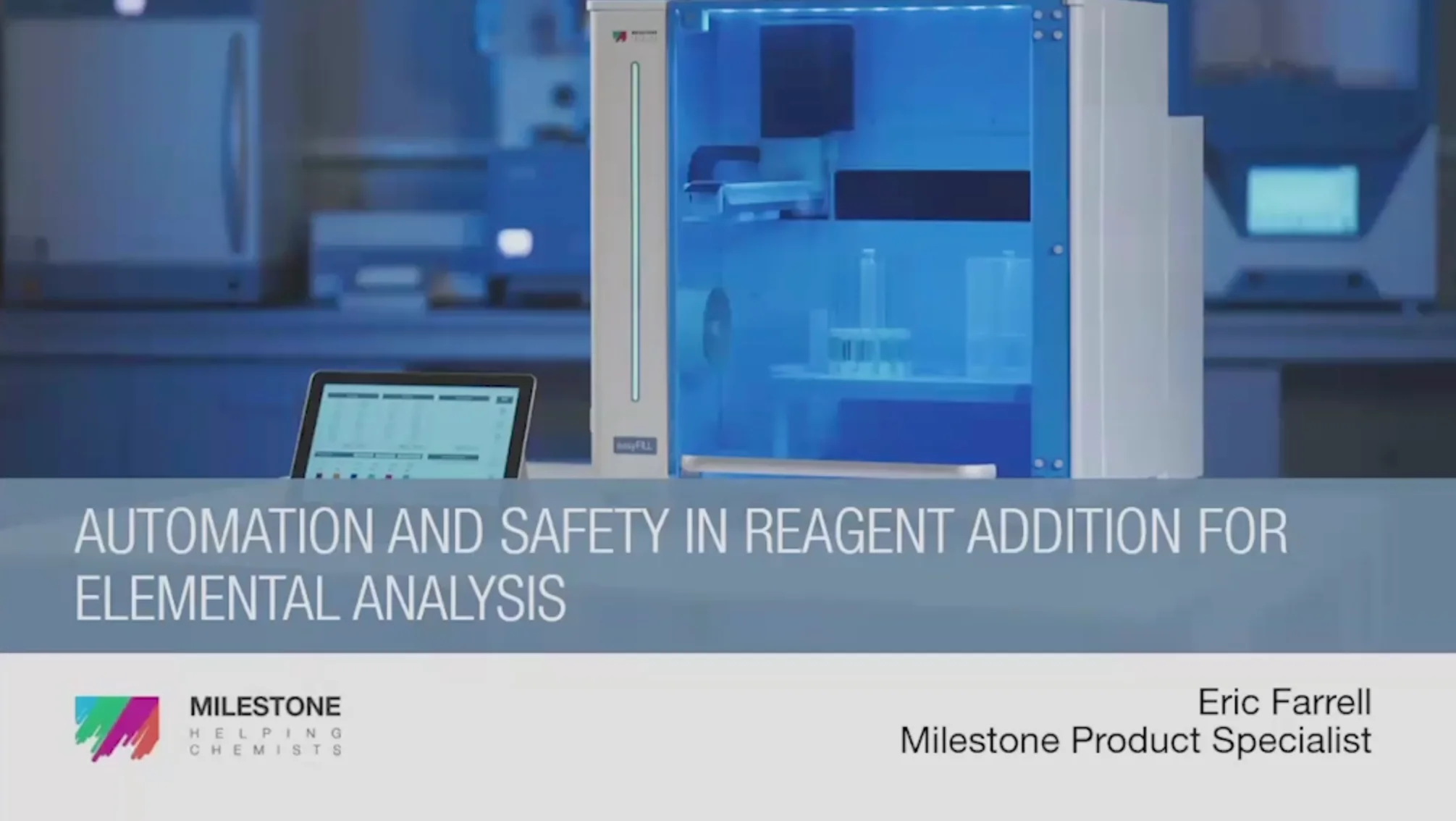 easyFILL - Automation and Safety in Reagent Addition for Elemental Analysis