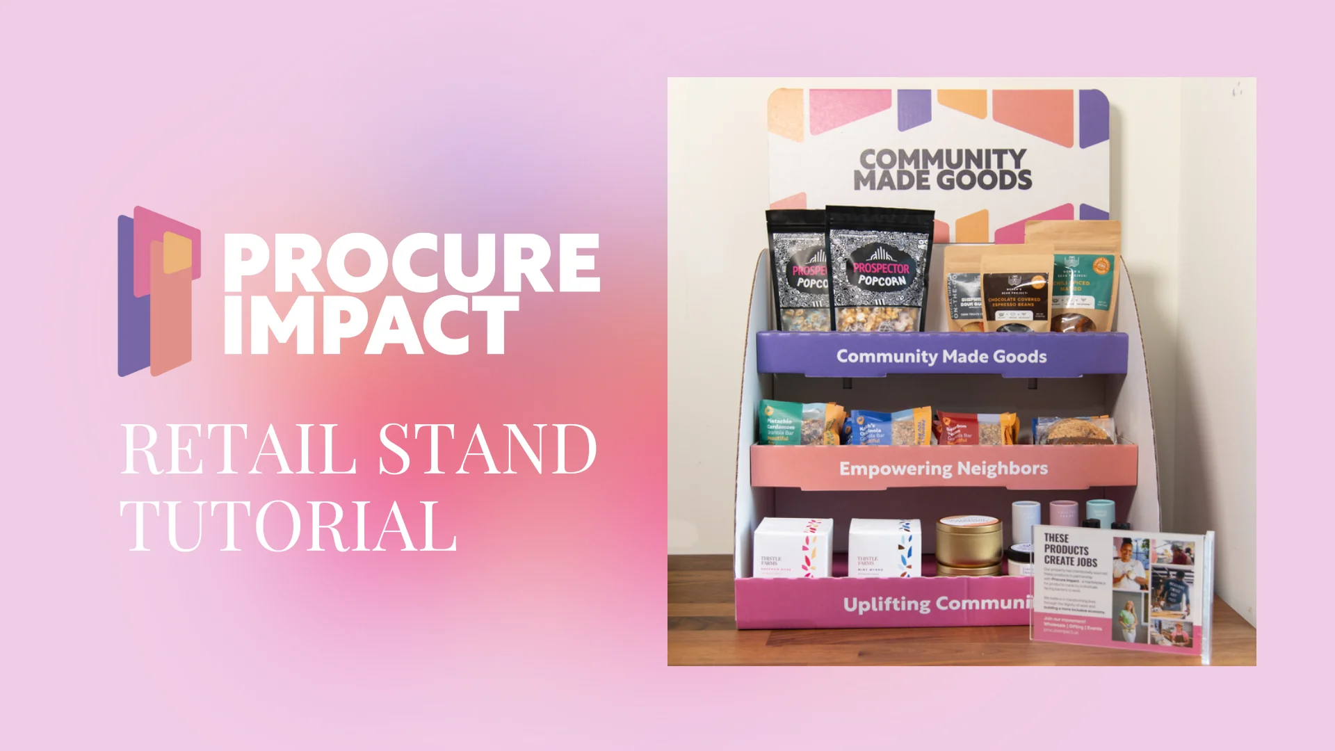 Procure Impact: Retail Display Tutorial (Tabletop)