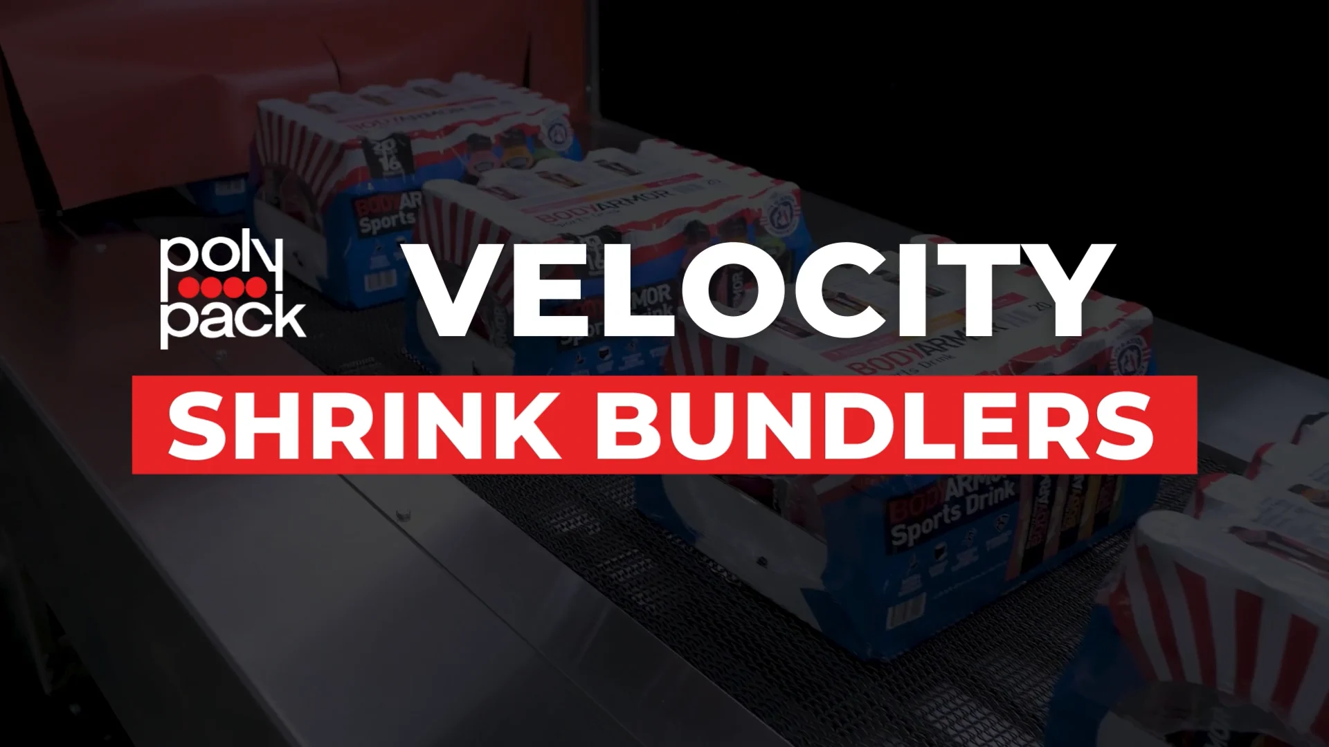 Velocity High Speed Shrink Wrap Machine for Beverage and Canning Industry