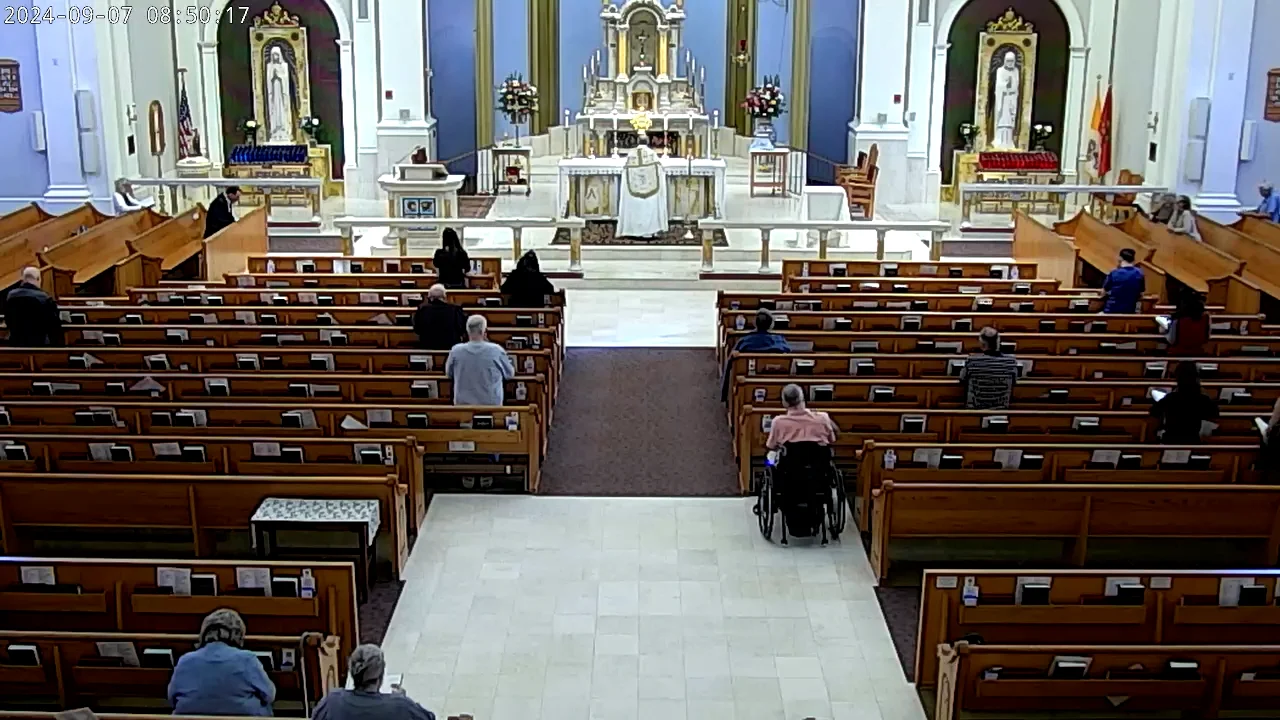 Saturday, September 7 Mass at 9 am