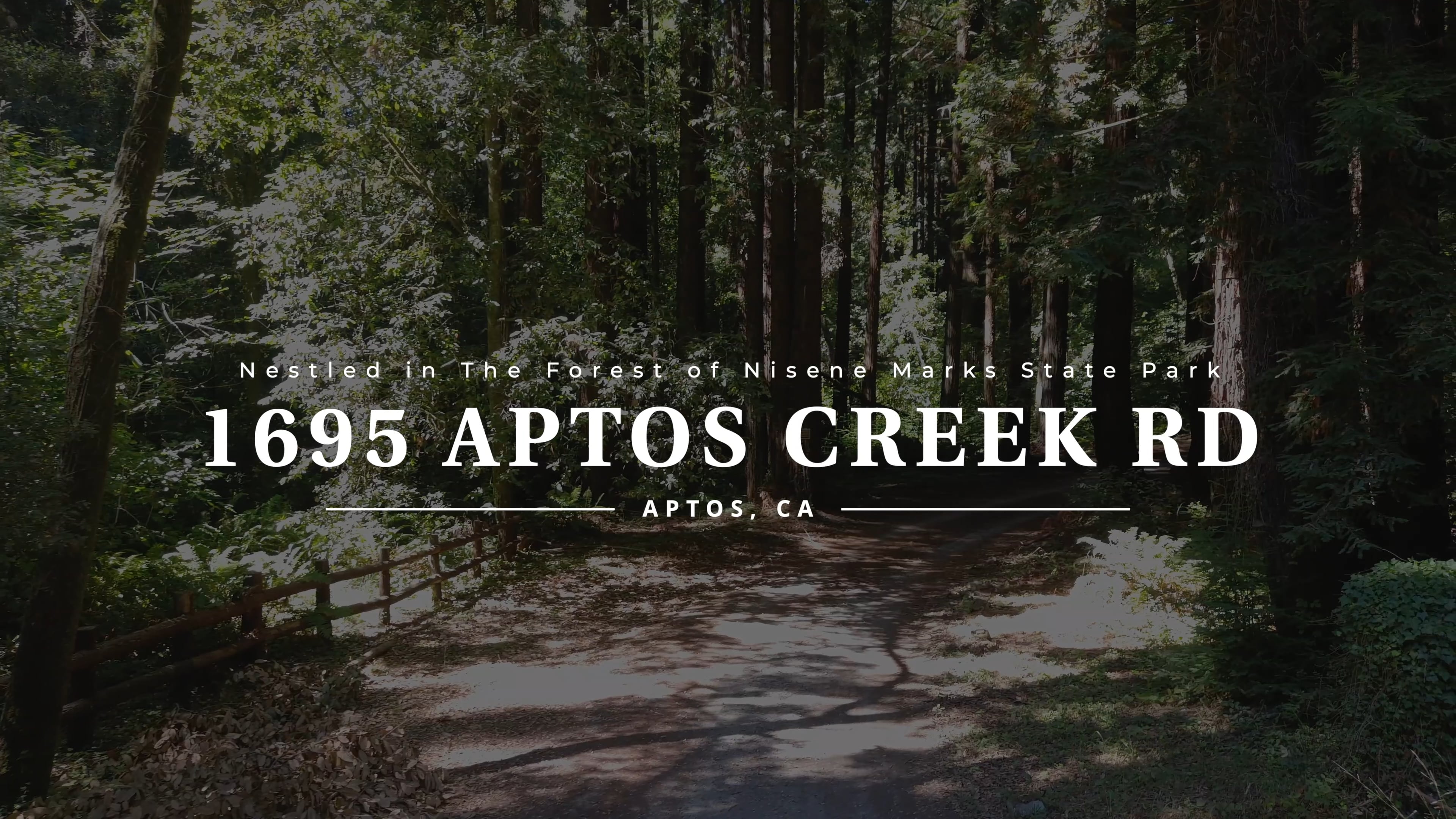 1695 Aptos Creek Rd Aptos, CA Presented By Ted and Lisa v2