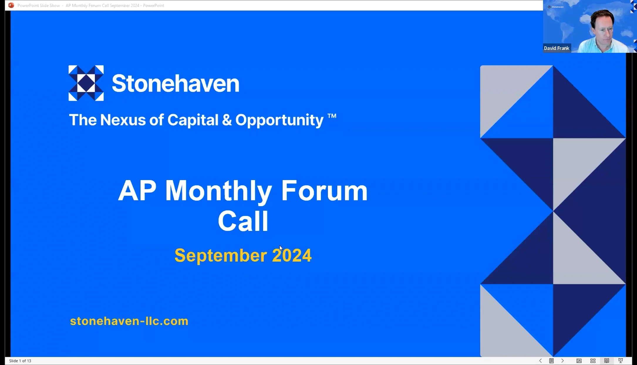 September AP Monthly Forum Call