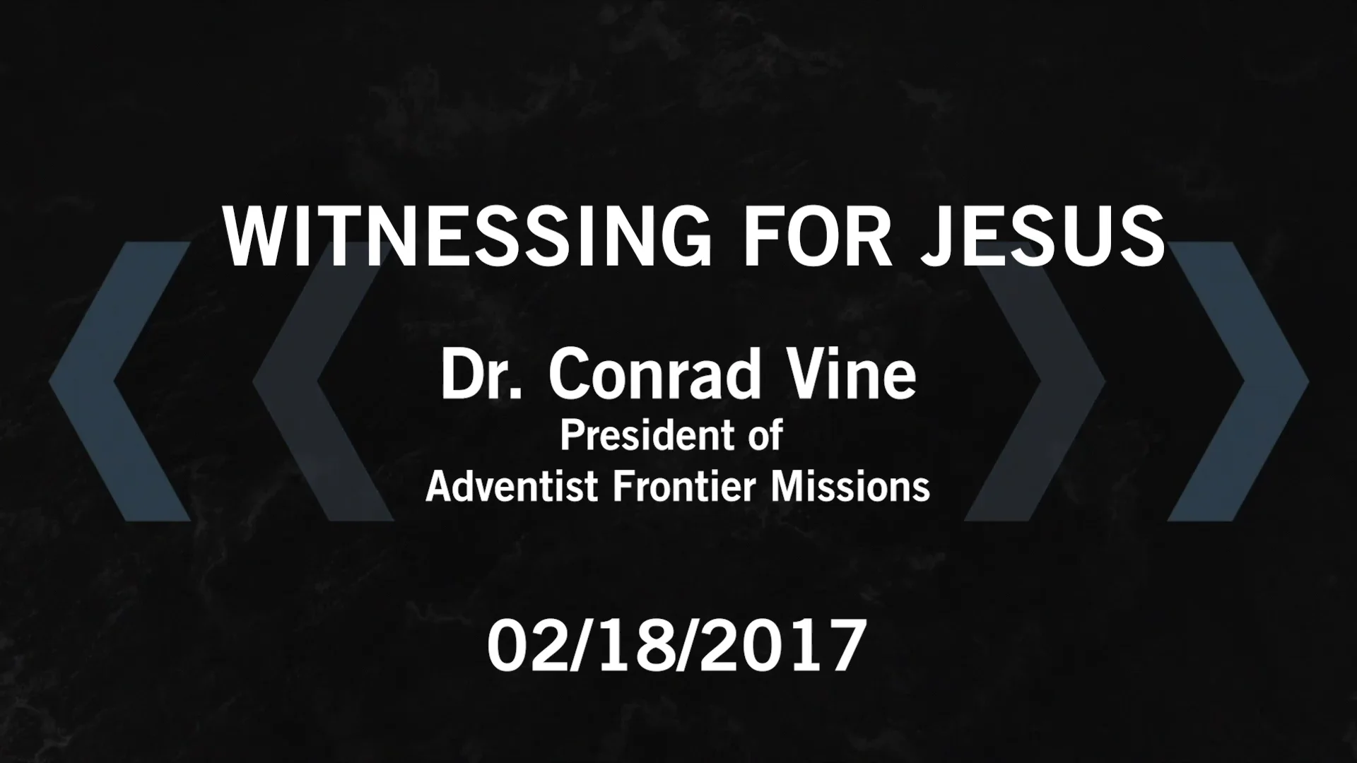 Witnessing for Jesus