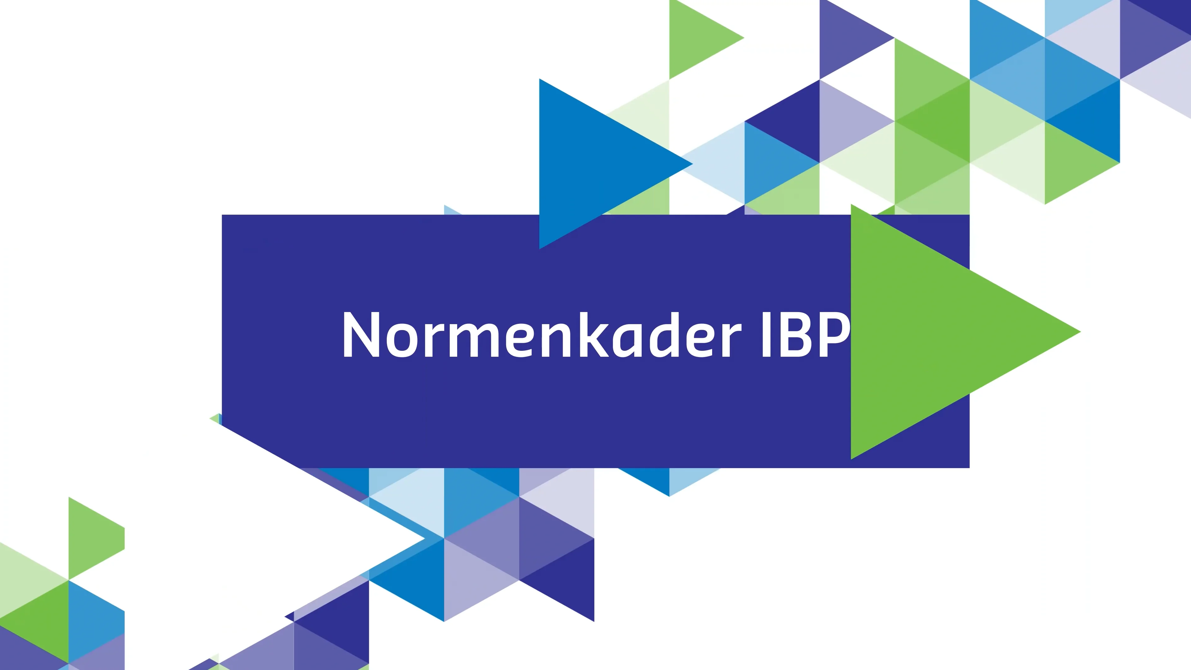 Kennisnet Normenkader IBP