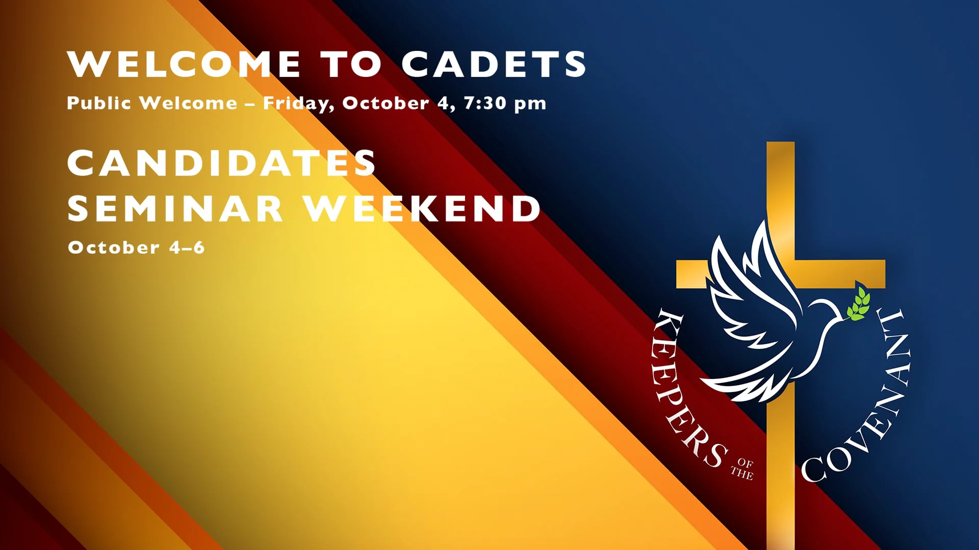 Welcome to Cadets 2024