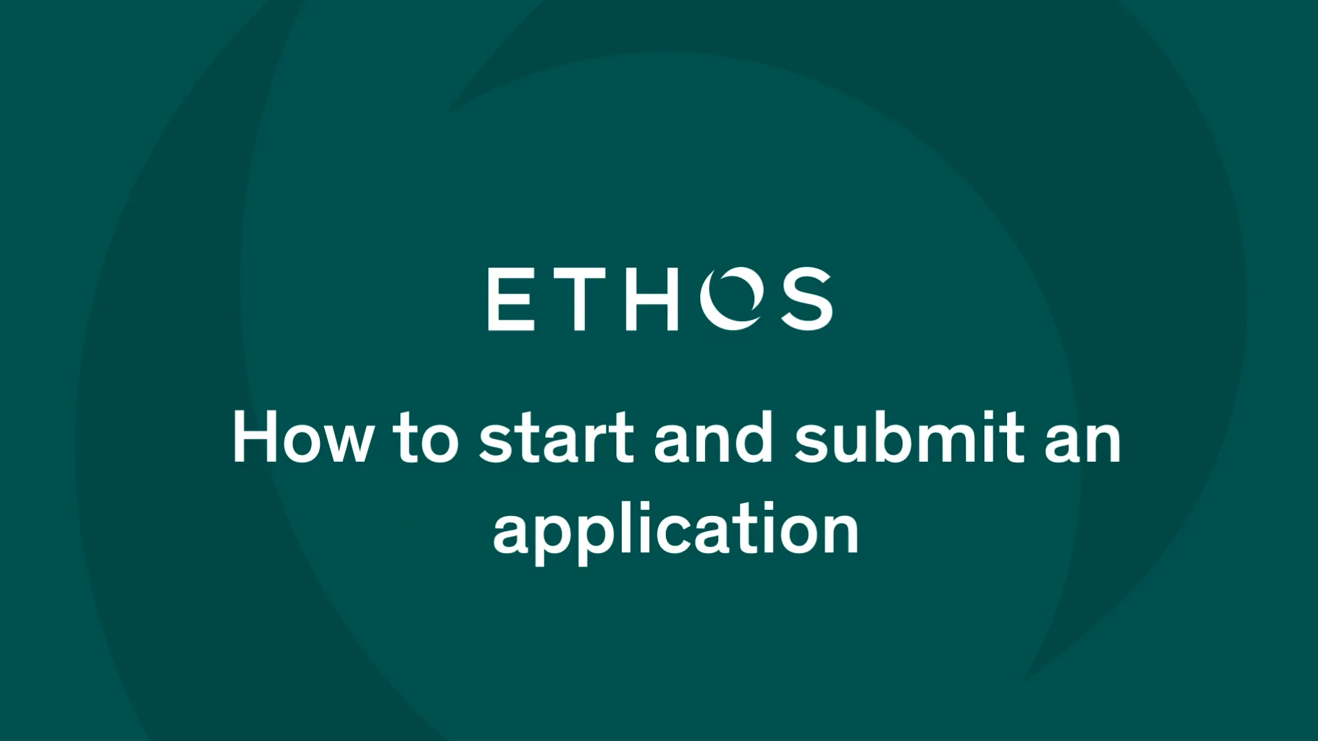 How to start and submit an application