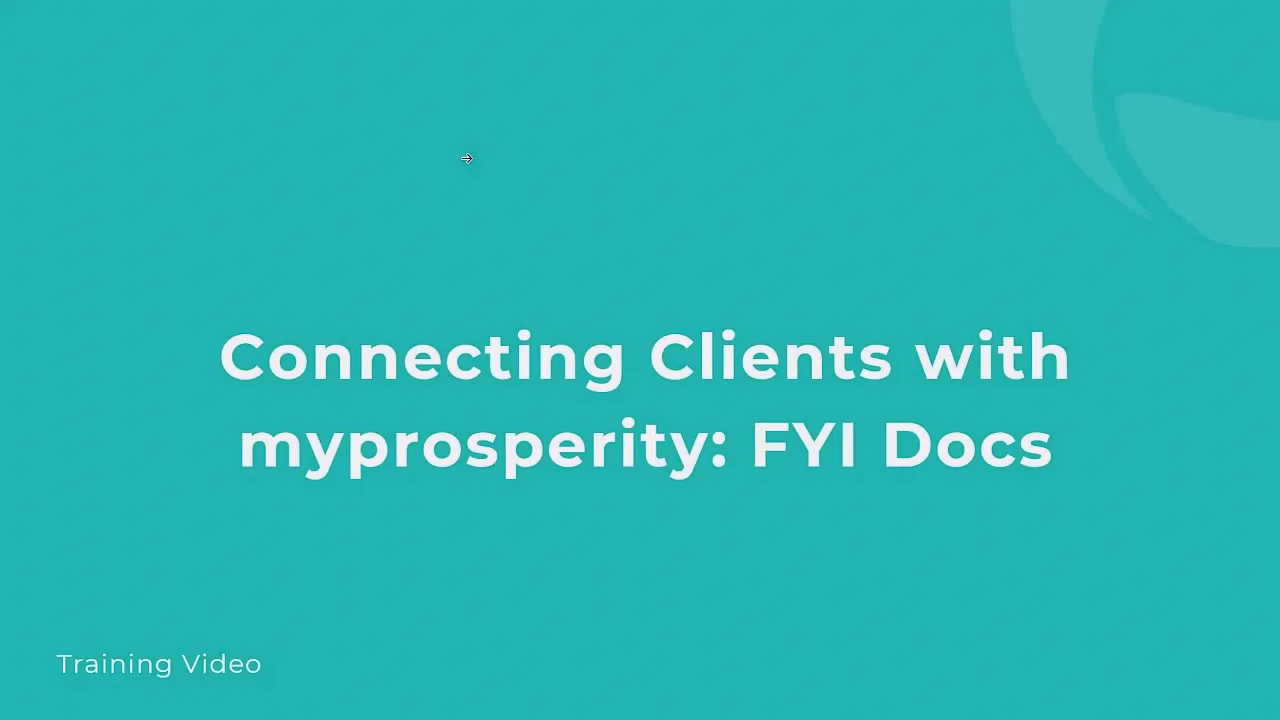 Bongiorno: FYI Docs x myprosperity