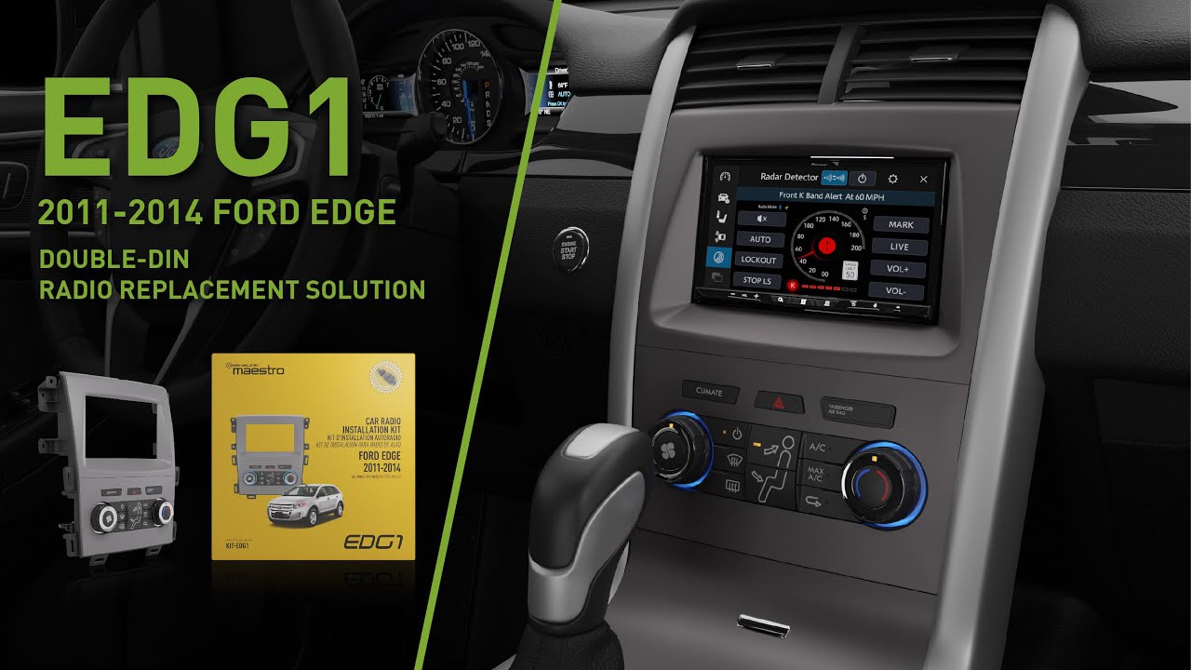 iDatalink Maestro EDG1 - Installation tutorial for 2011-2014 Ford Edge-Double-Din Radio Replacement