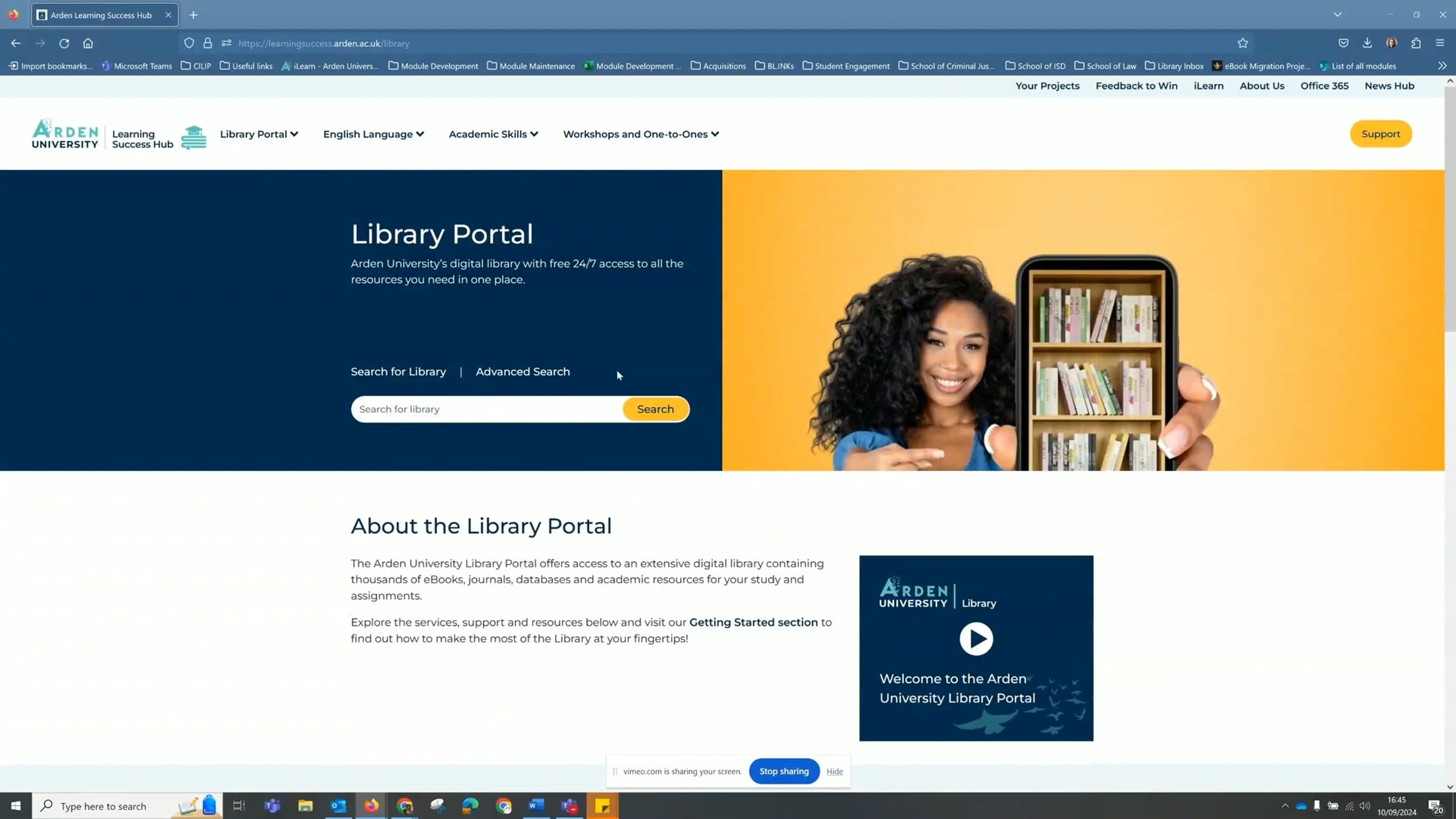 Introduction to the Library Portal