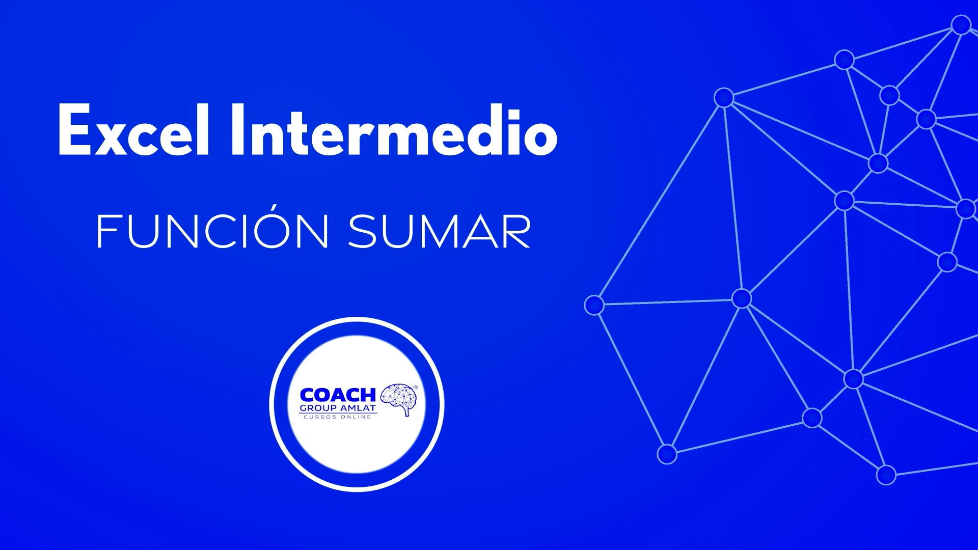 Excel Intermedio : video 7 : Función sumar