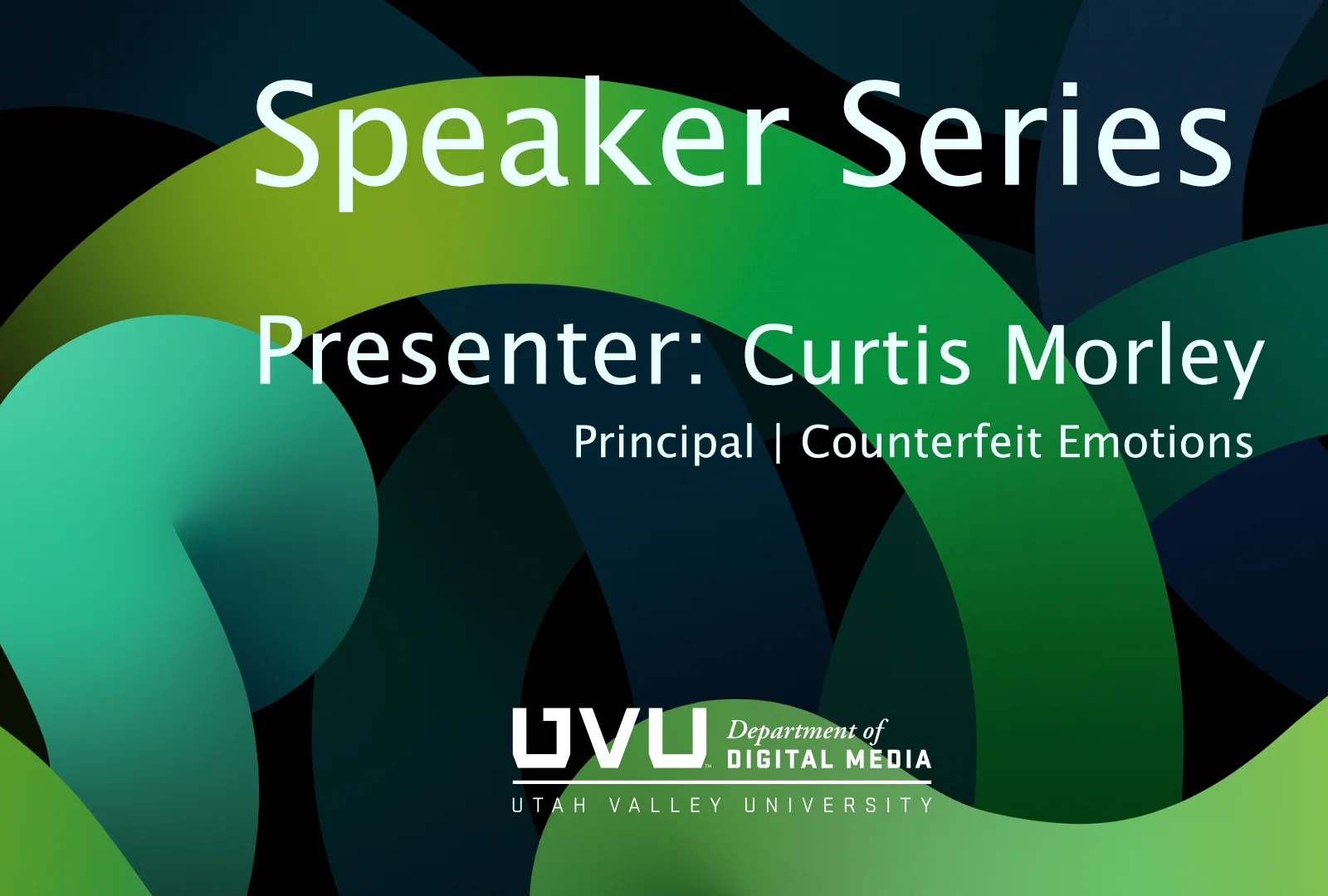 Curtis Morley - Digital Media DWDD – Speaker Series 09-10-2024