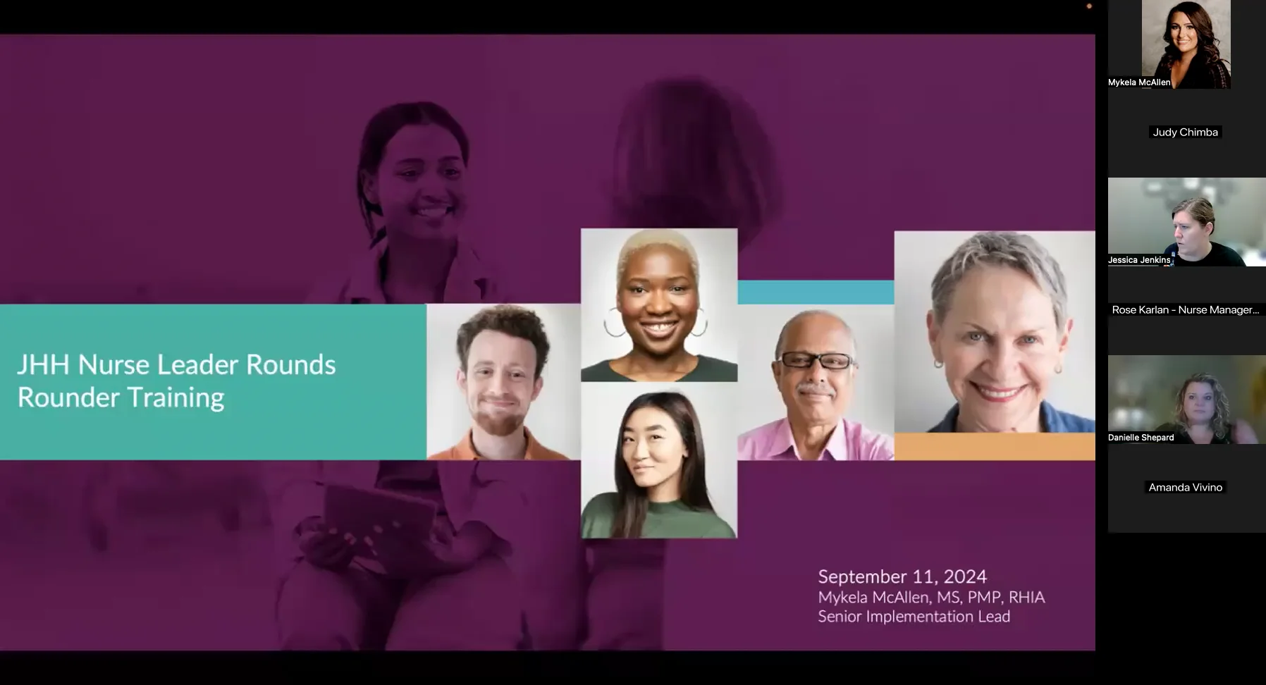 [CipherHealth] JHH Nurse Leader Rounding: Rounder Training