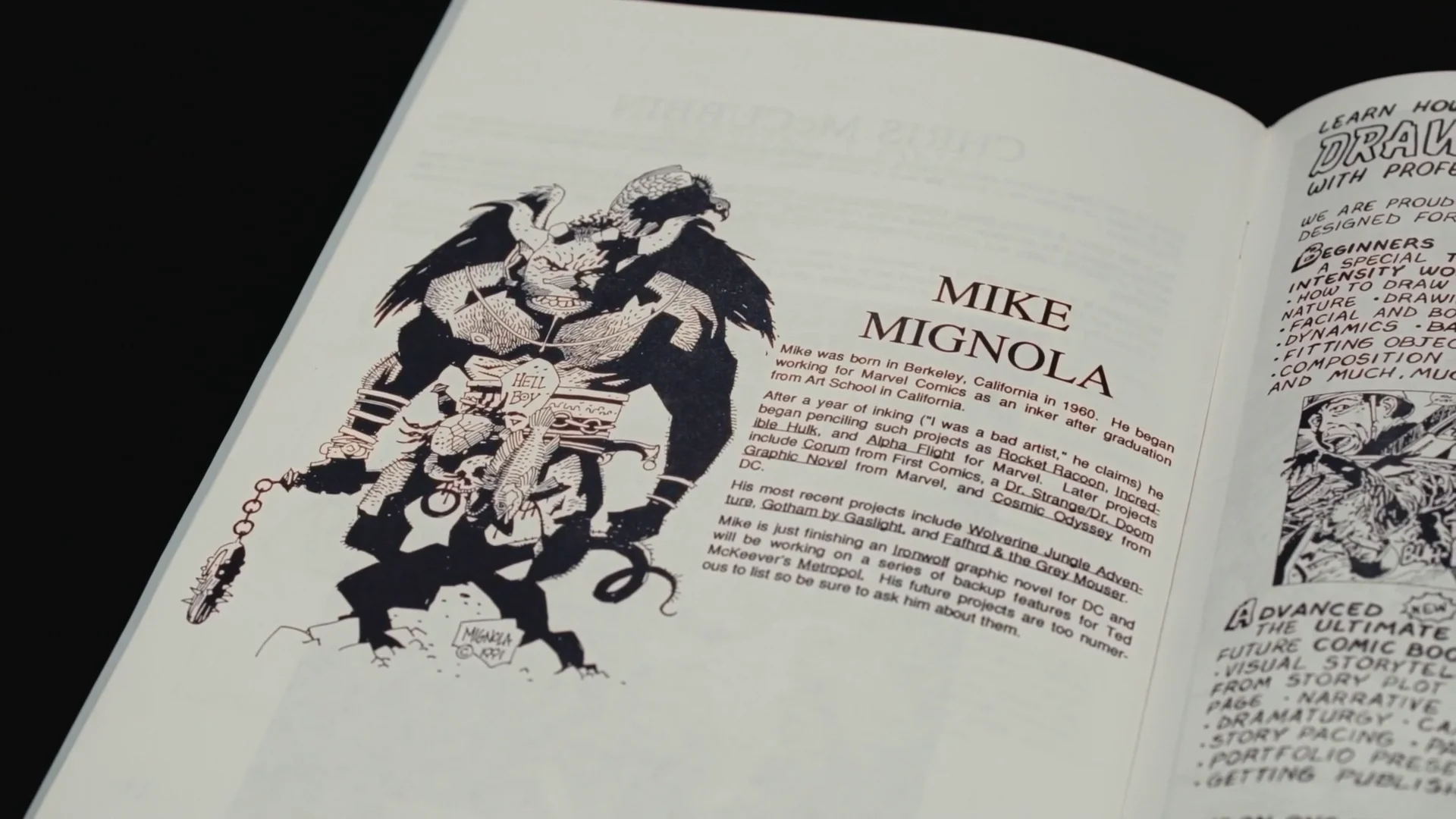Watch Mike Mignola: Drawing Monsters Online | Vimeo On Demand on Vimeo