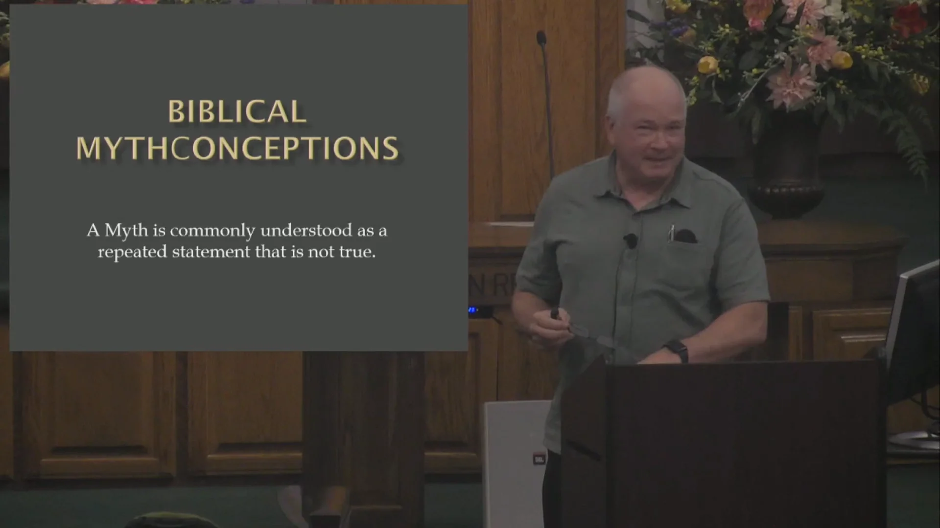 Biblical MythConceptions (Pt2) Fall Quarter Series 2024 by David Newby ...