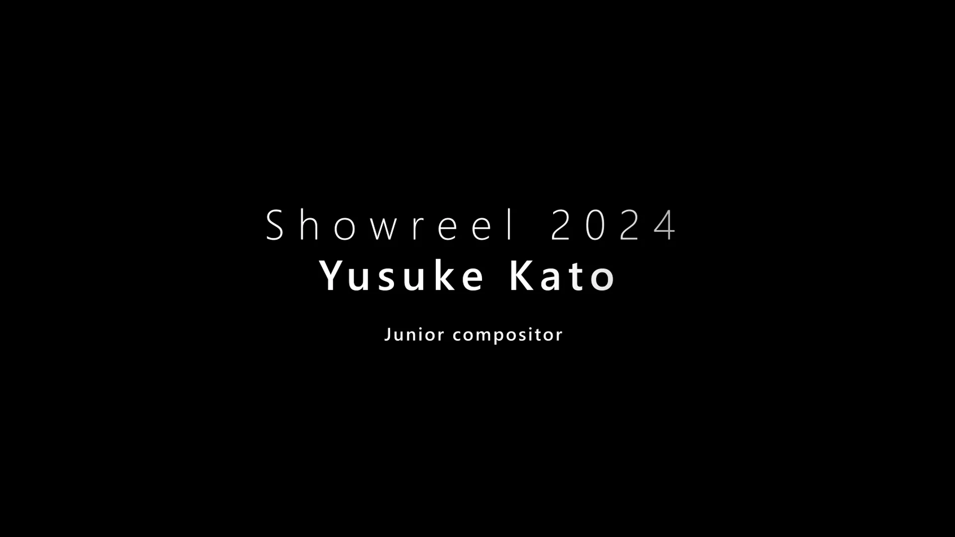 Reel 2024 Yusuke Kato
