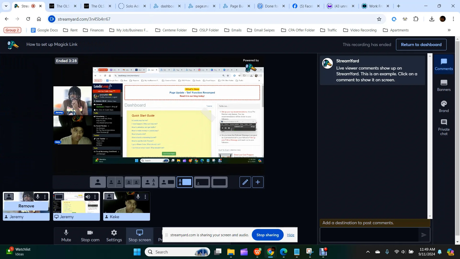 Setting up Magick Link with Keke Green
