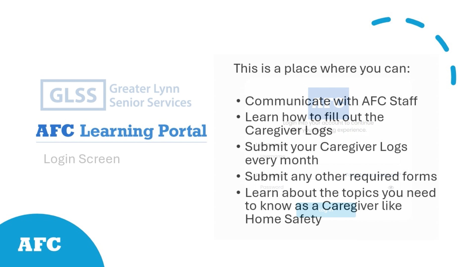 Revised AFC Portal Intro