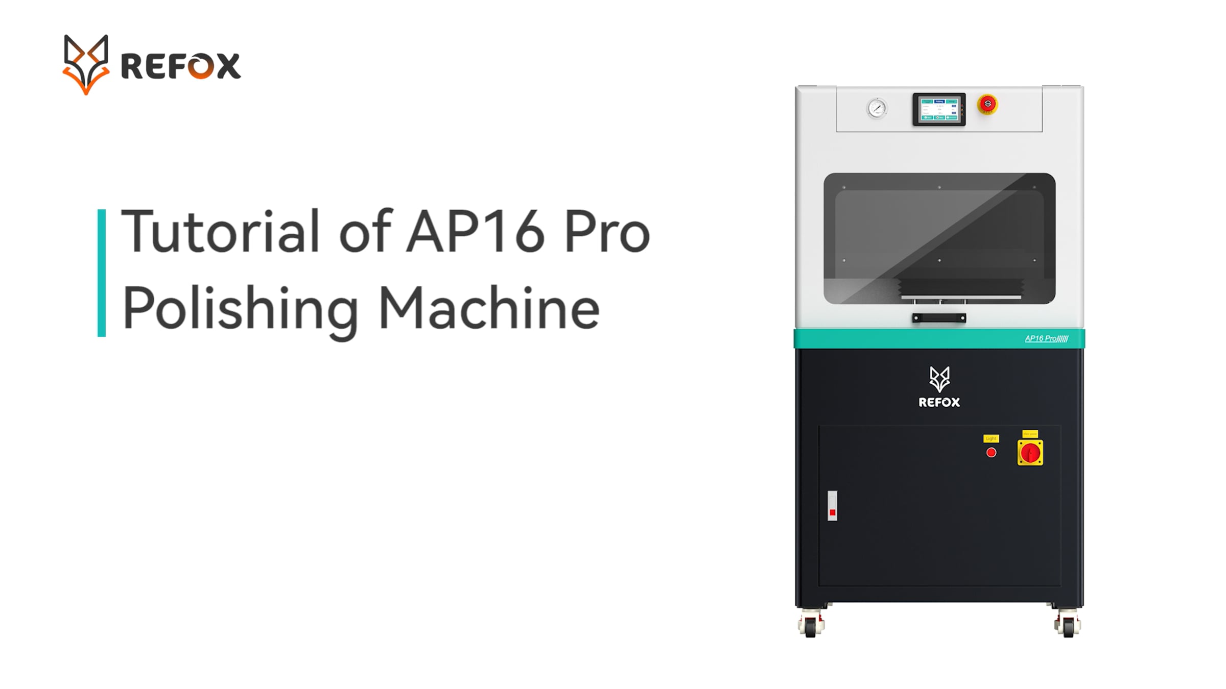 REFOX AP16 Pro polishing machine-operation video