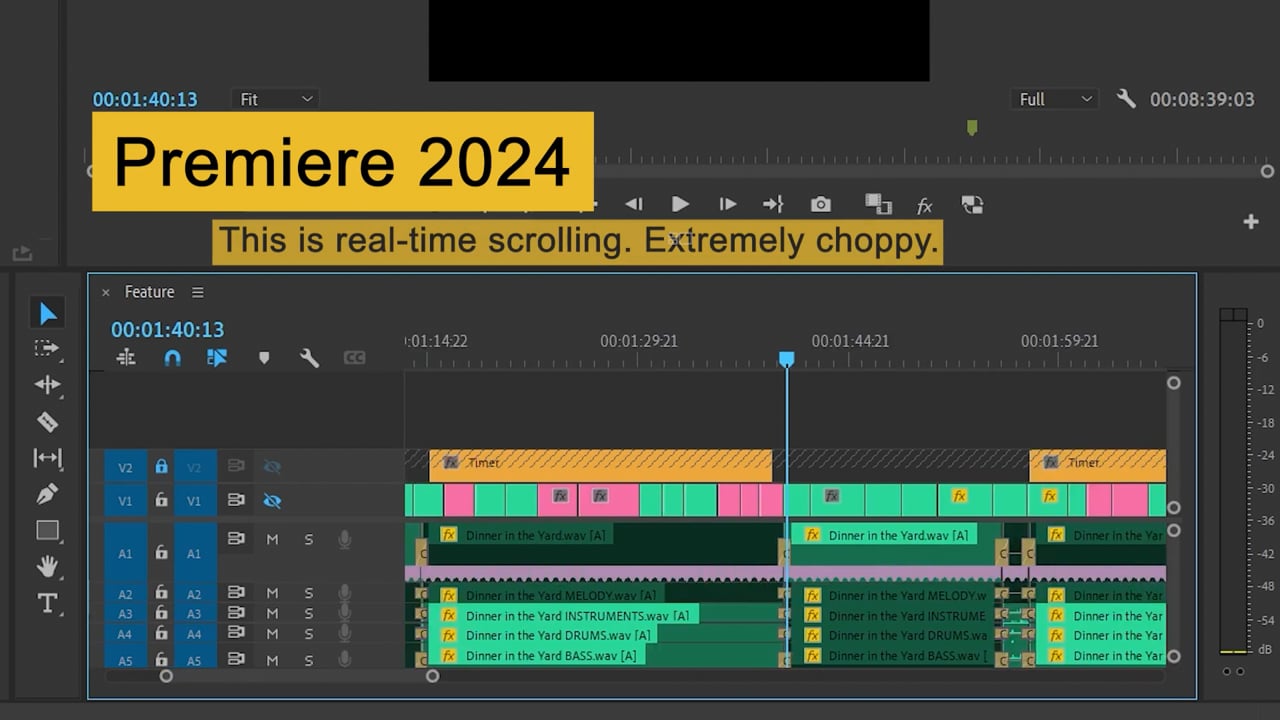 Premiere Pro 2024 - Scrolling & Zooming Timeline w... - Adobe Product ...