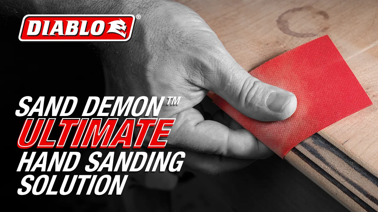Diablo Sand Demon Double-Sided Reusable Hand Sanding Sheets