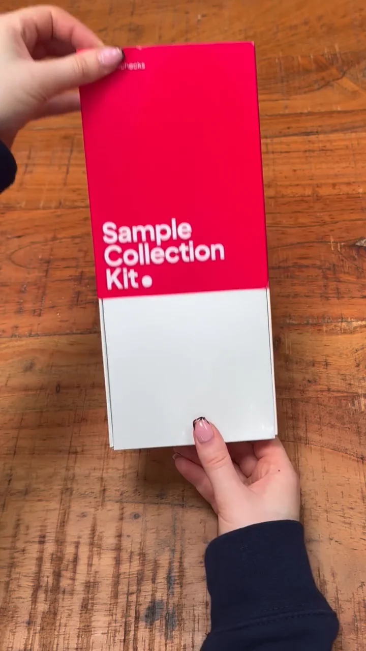 unbox a finger prick kit with me
