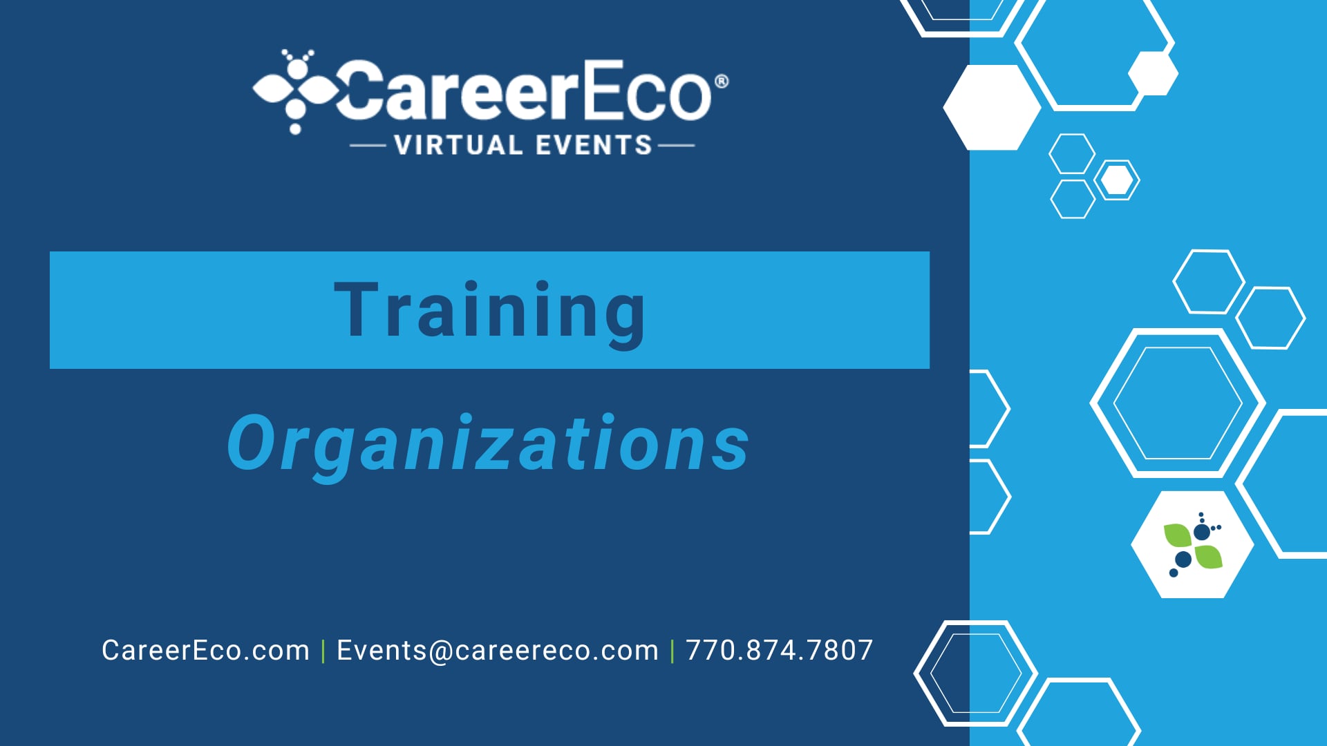 CareerEco Virtual Events - Training Webinar | Videos & Movies on Vimeo