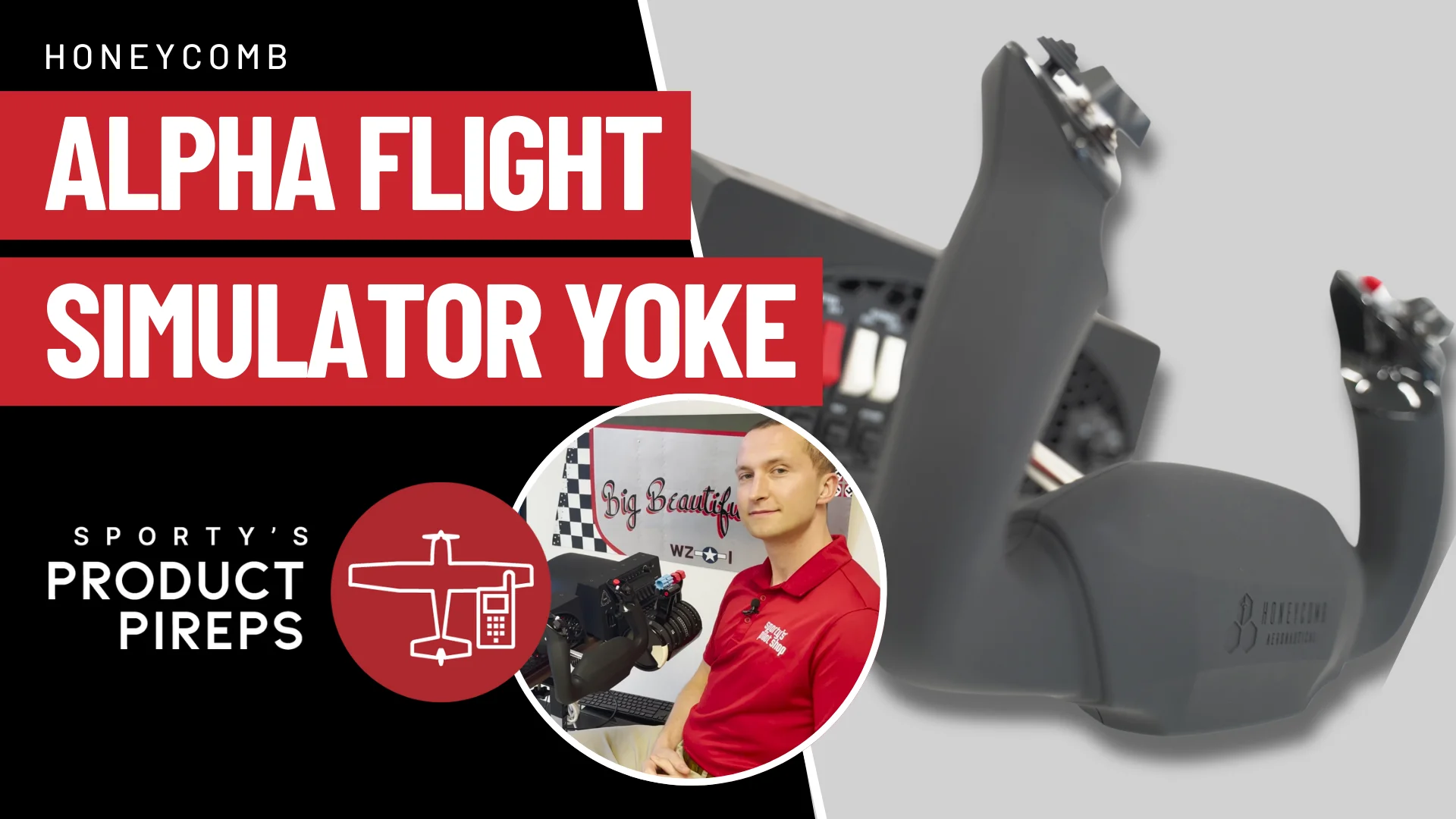 Honeycomb Alpha Flight Simulator Yoke - Hands-on Review for Pilots