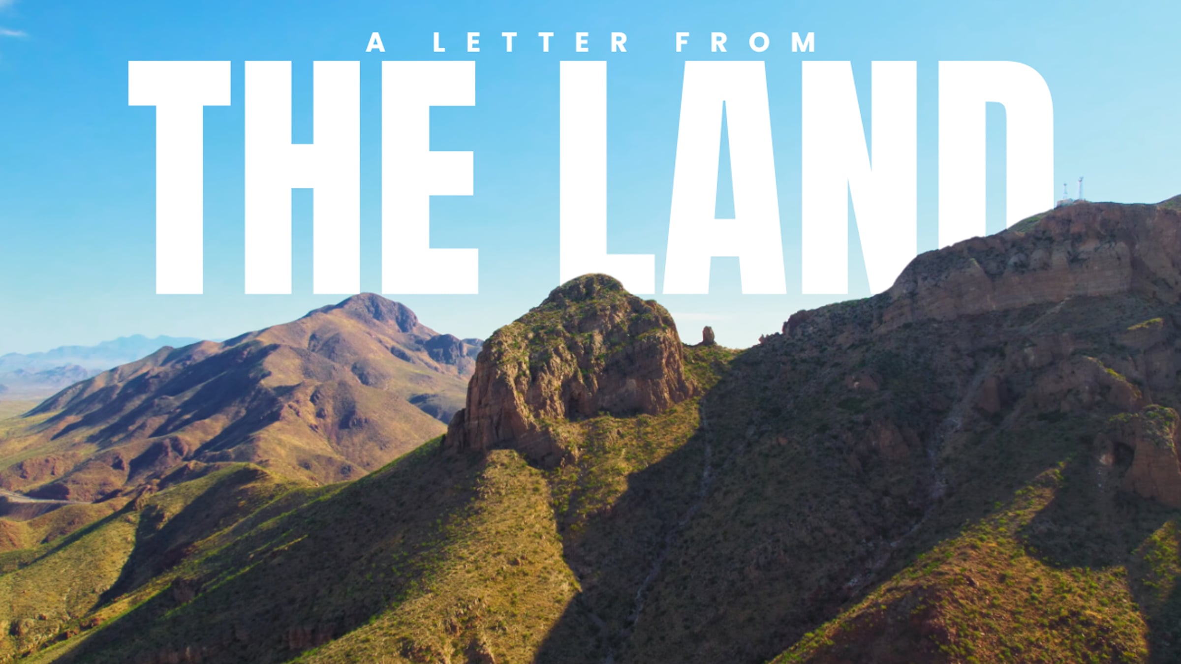 A LETTER FROM THE LAND